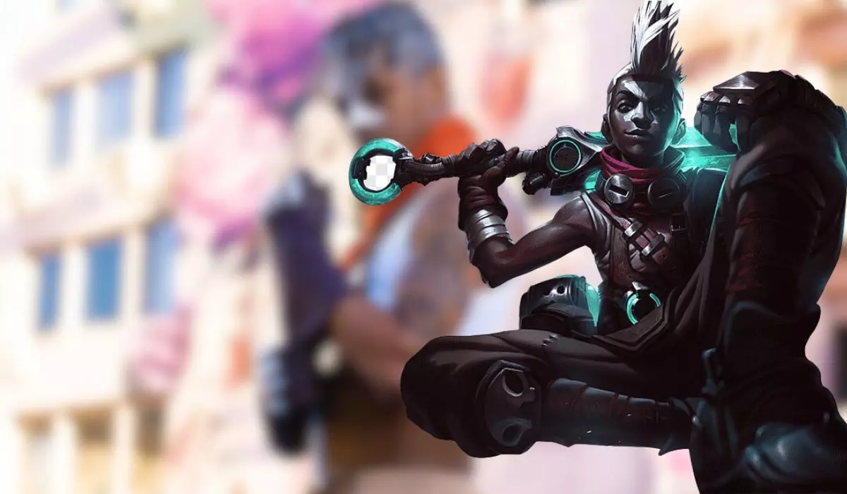 Cedric Adams surpreende com cosplay de Ekko, o Rapaz que Estilhaçou o Tempo