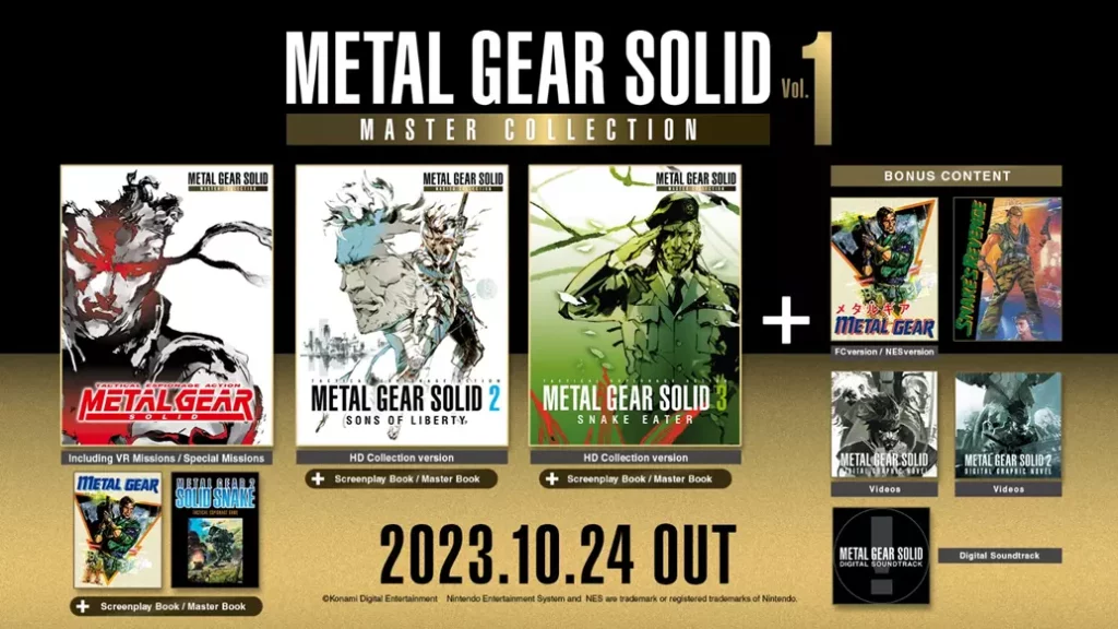 METAL GEAR SOLID: MASTER COLLECTION Vol. 1 já está disponível para consoles